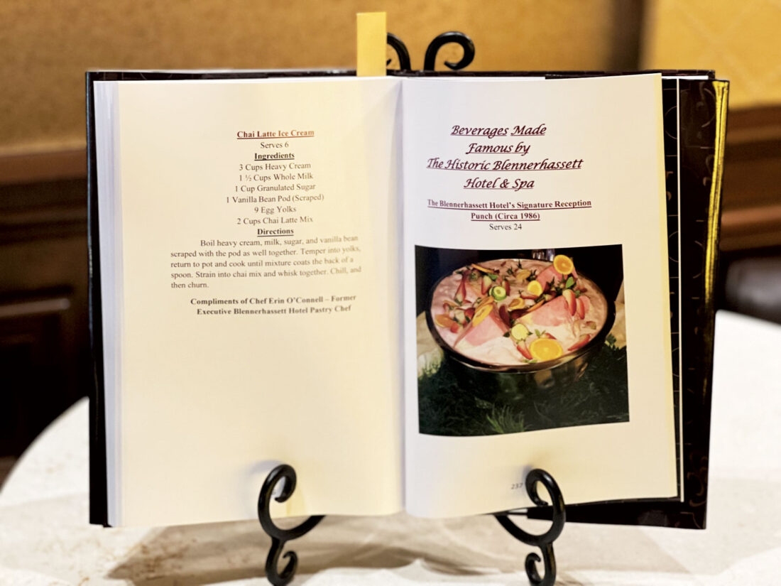 Without Any Reservations: Blennerhassett Hotel unveils new cookbook ...